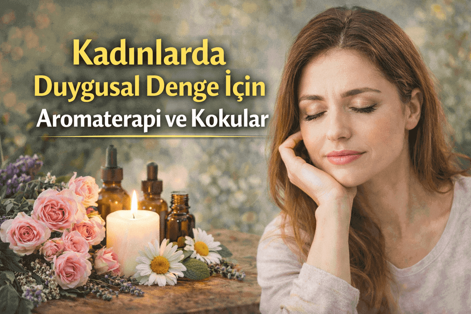Kadınlarda Duygusal Denge İçin Aromaterapi ve Kokular